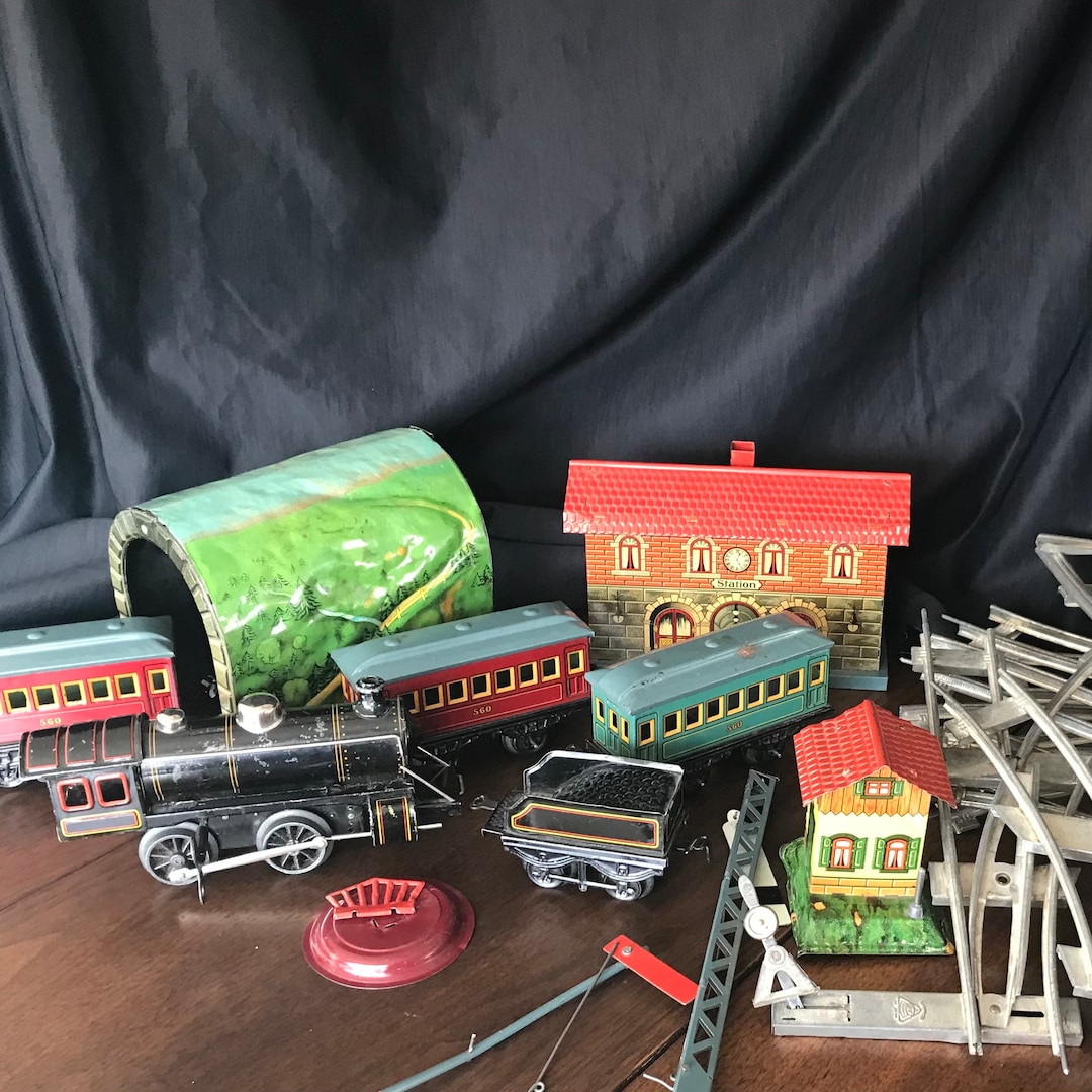 Vintage 1920’s/early 1930’s 0 Gauge German Kraus Fandor Train Set - Etsy