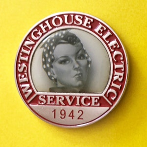 OVERSTOCK Rosie the Riveter Collar Pin / Employment Pin. Historically ...