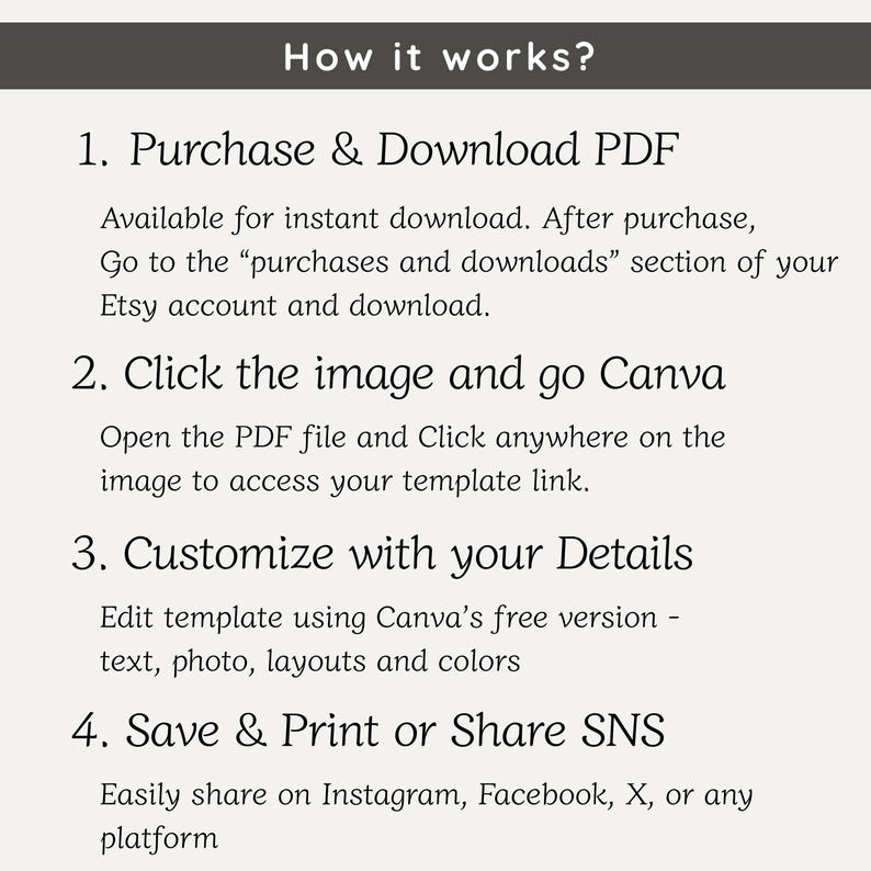 Minimal Baby Girl Announcement Template: Editable Canva (digital ...