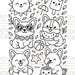 Puppy Corgi Summer Coloring Page | Printable Cute Dog Coloring Sheet ...