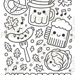sausage coloring pages