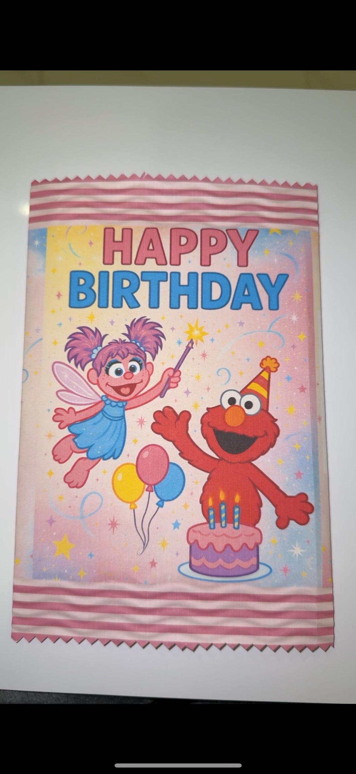 Elmo & Abby Chip Template - Etsy