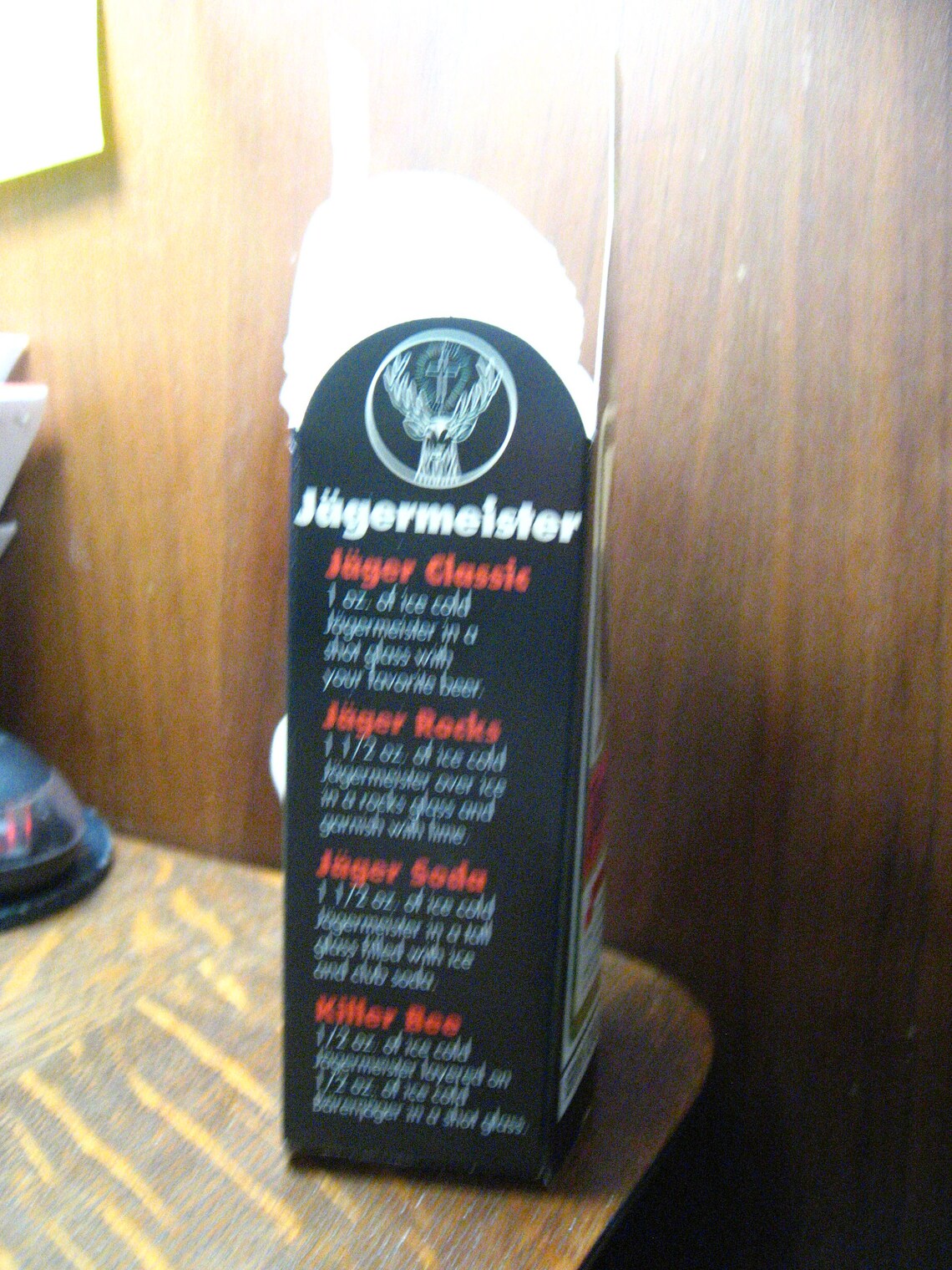 Jagermeister German Liqueur Vintage 1998 Promo Table Tent - Etsy