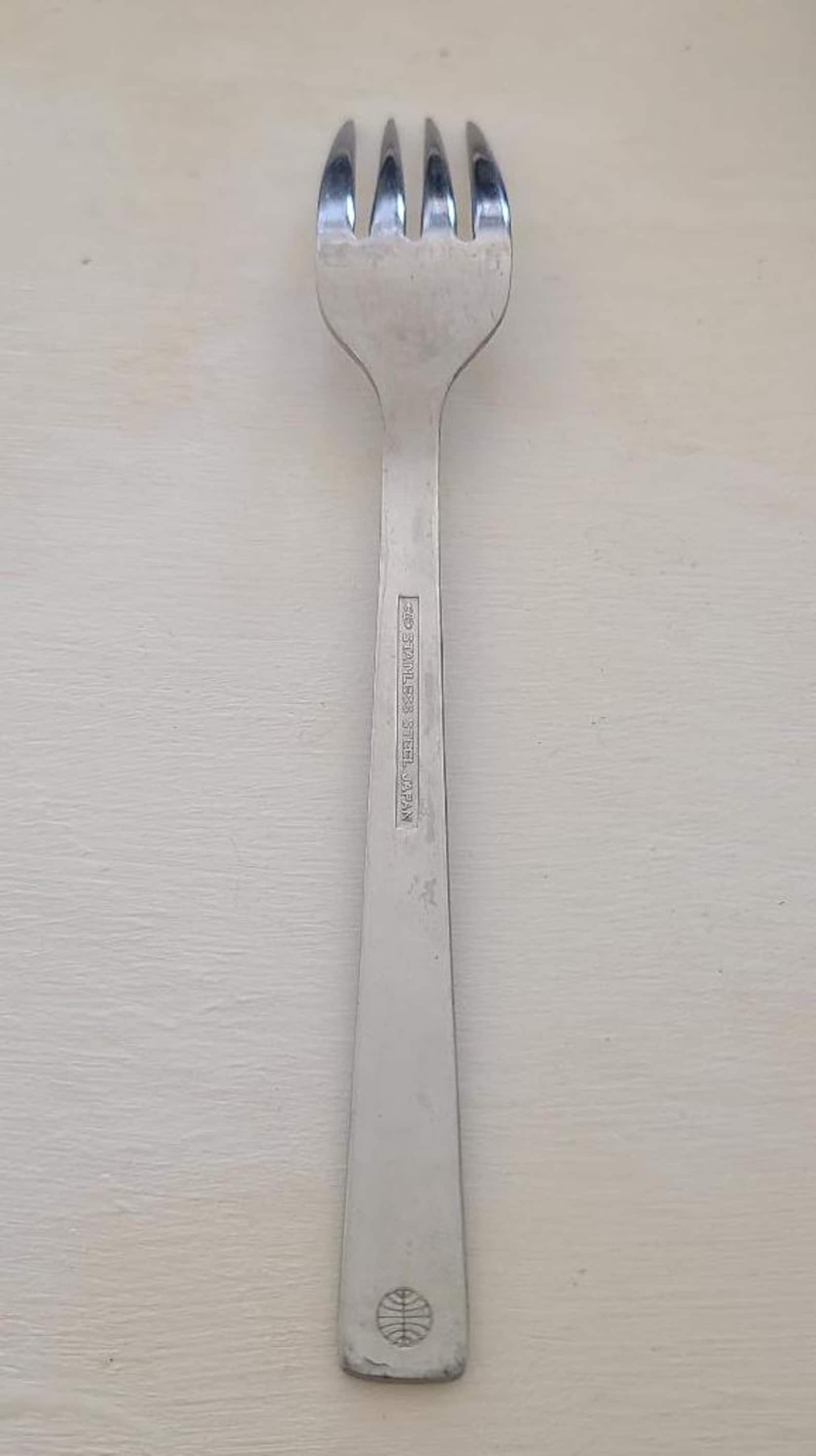 Pan Am American Airlines Vintage 1970's Salad Fork - PAA Logo Japan ...