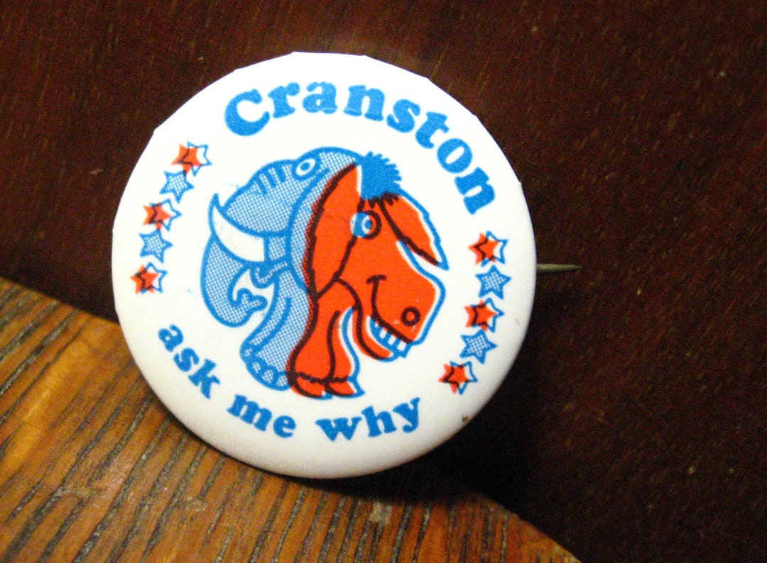 Senator Alan Cranston 1960's Campaign Lapel Pin - Etsy
