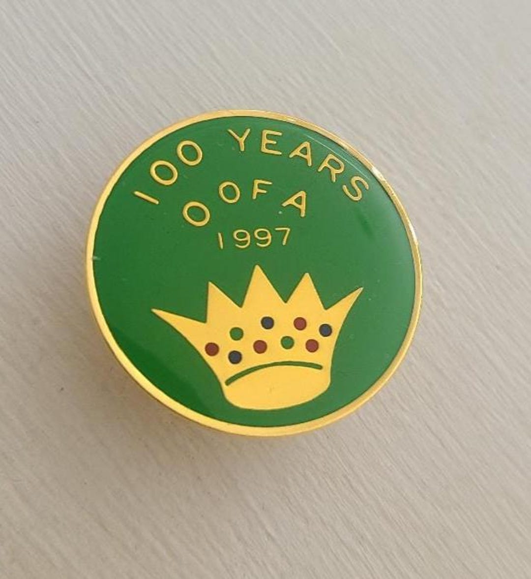Order of Amaranth 1997 Vintage Lapel Pin - 100th Year Anniversary Lodge ...