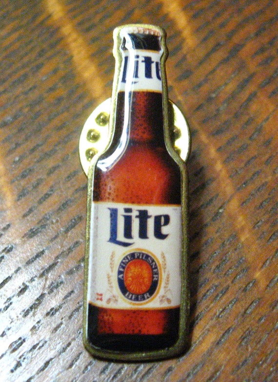 Vintage lite beer pin - Gem