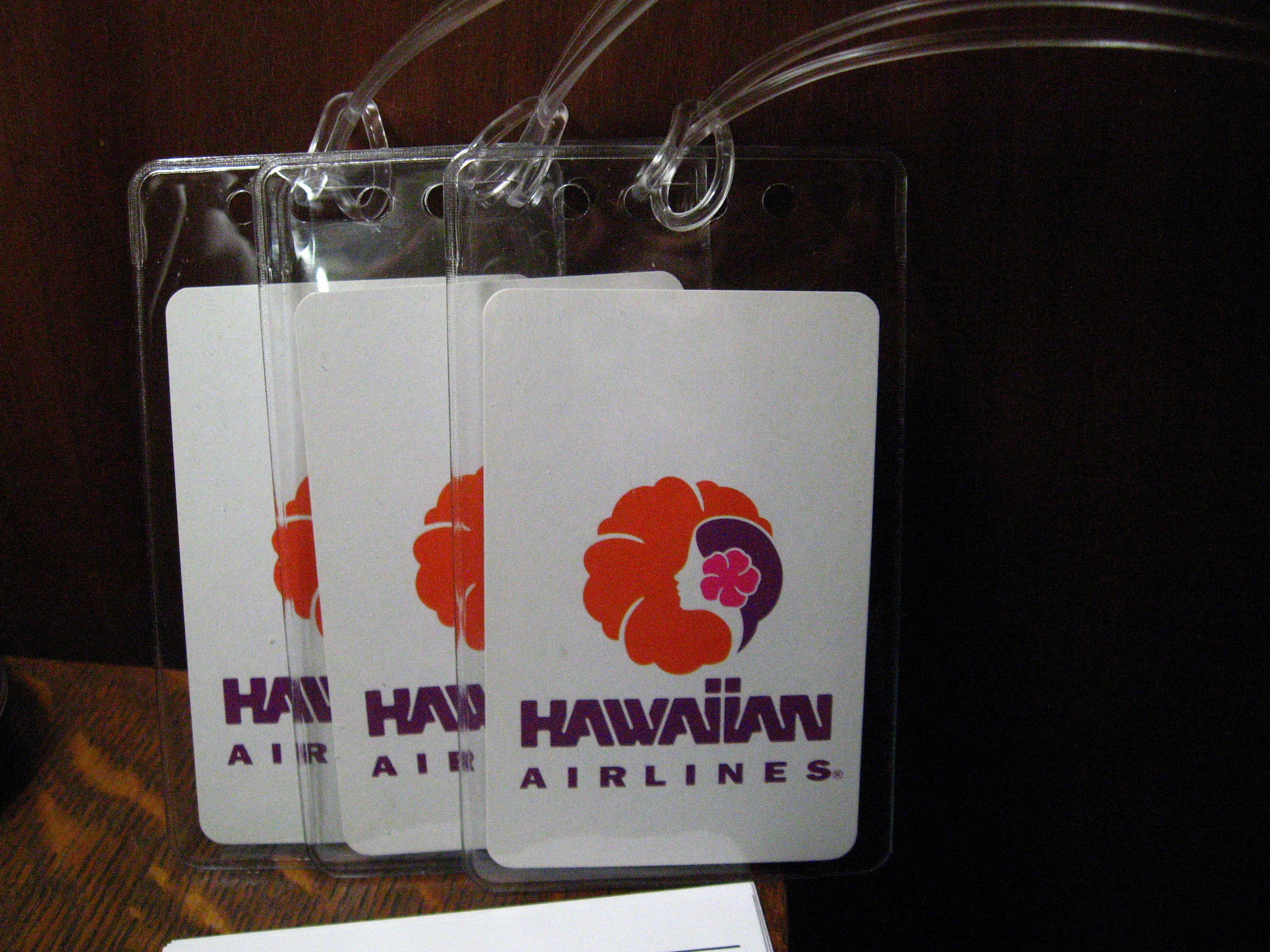 Hawaiian Airlines Vintage Playing Card Luggage Tags (3) - Etsy