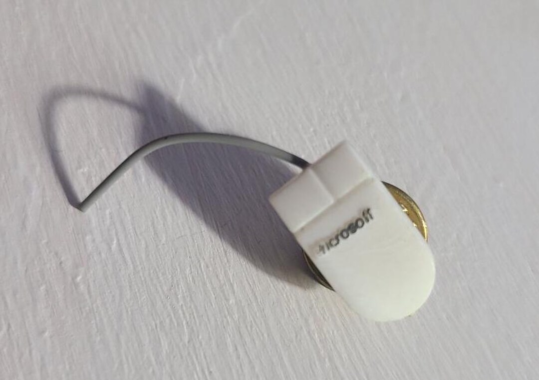 Microsoft Computer Mouse Vintage Logo Lapel Pin - Technology History ...