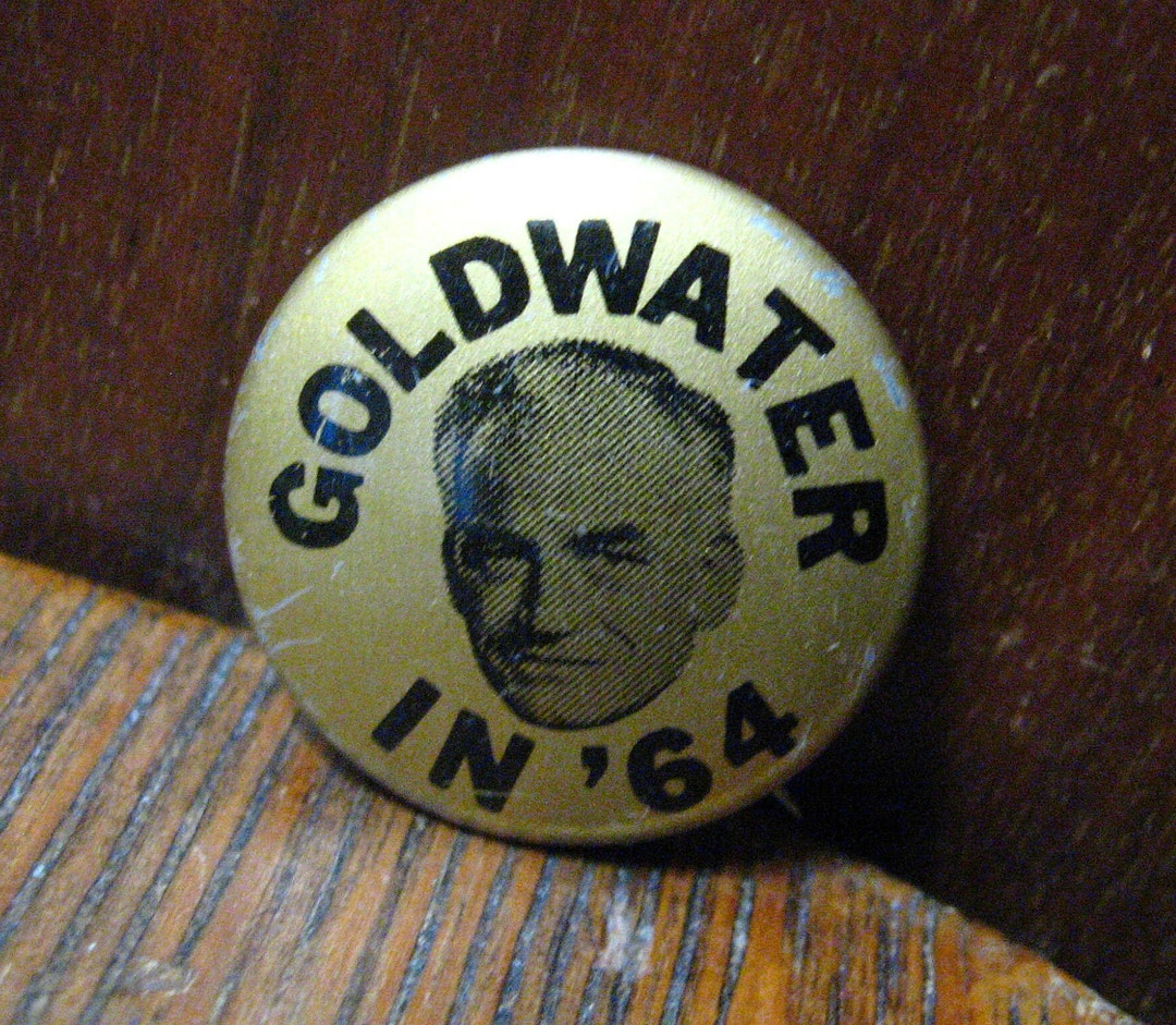 Barry Goldwater Vintage 1964 Campaign Lapel Pin - Etsy