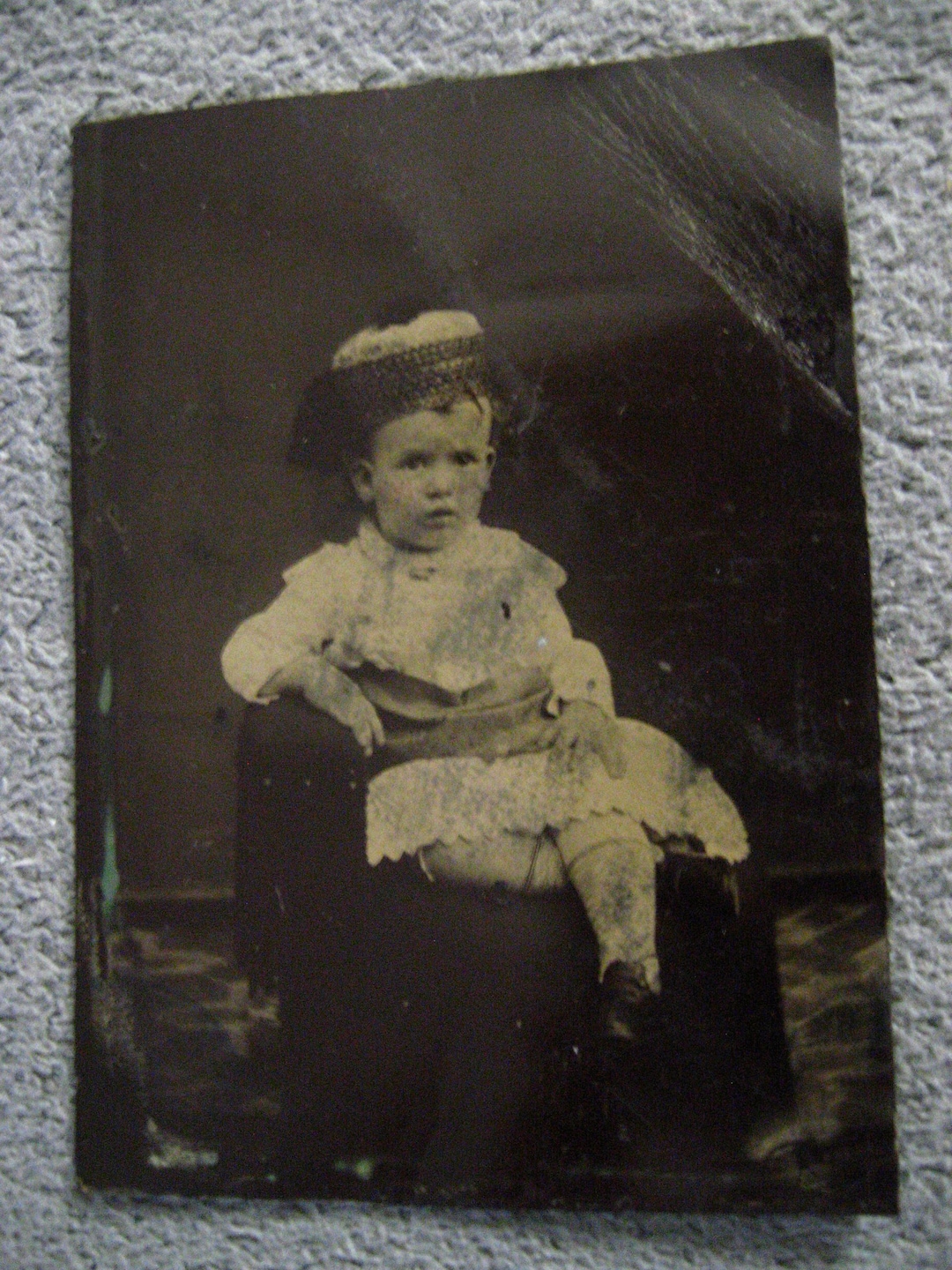 Tintype Antique 1900's Baby Child Photo - Etsy
