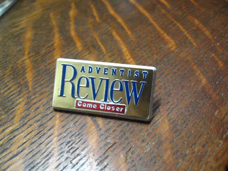 Adventist Review Vintage Lapel Pin - Etsy