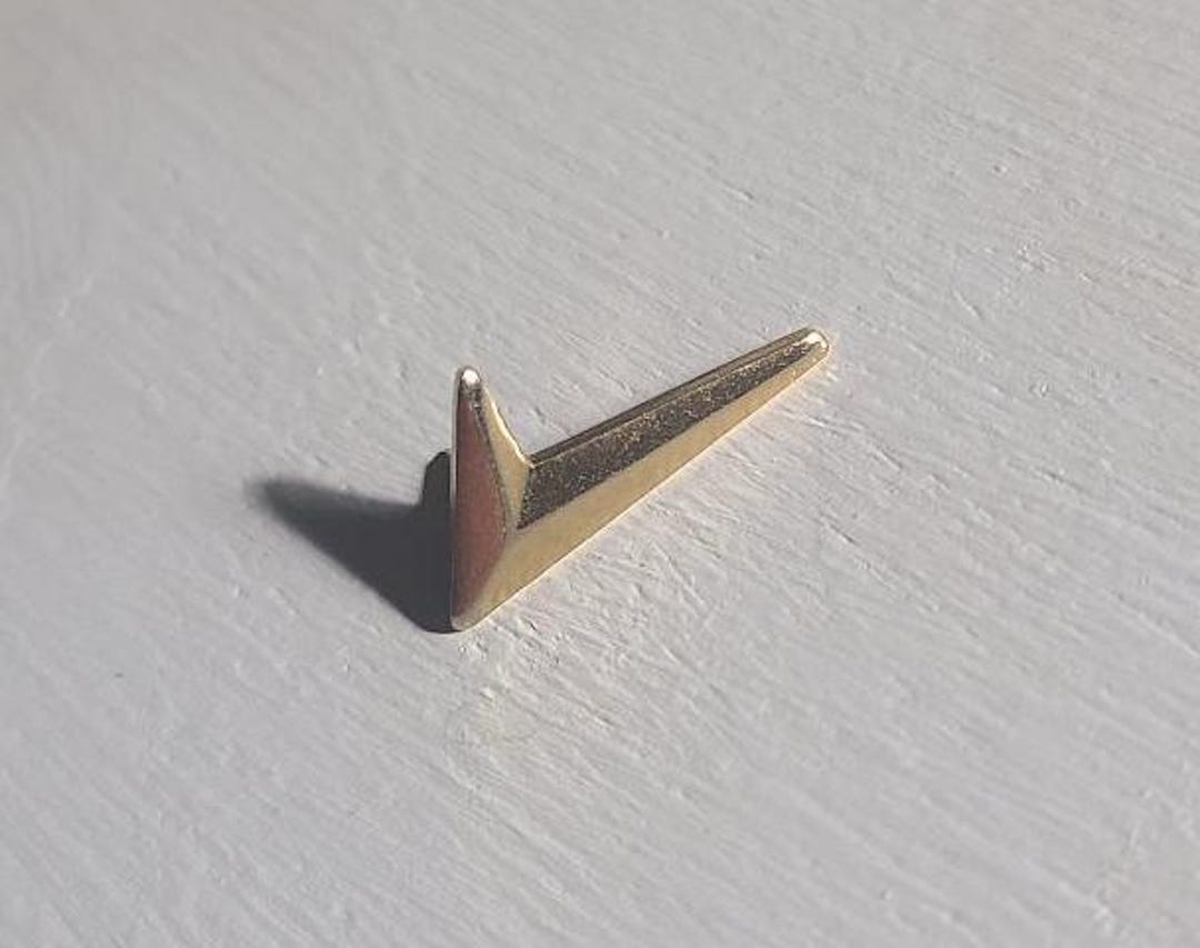 Check Mark Verified Vintage Lapel Pin Tie Tack - Gold Correct Complete ...