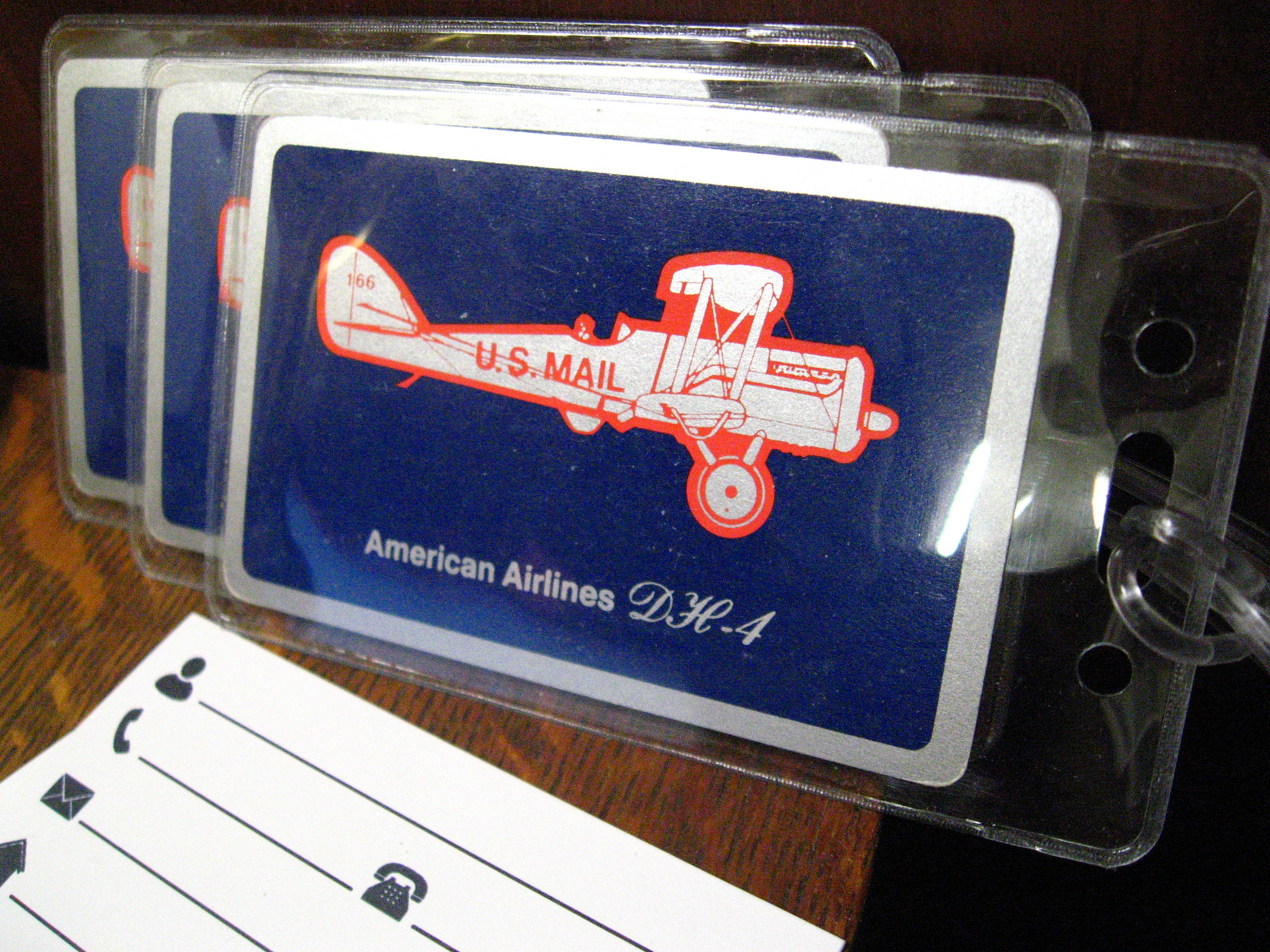 American Airlines Vintage Playing Card Luggage Tags (3) - Etsy