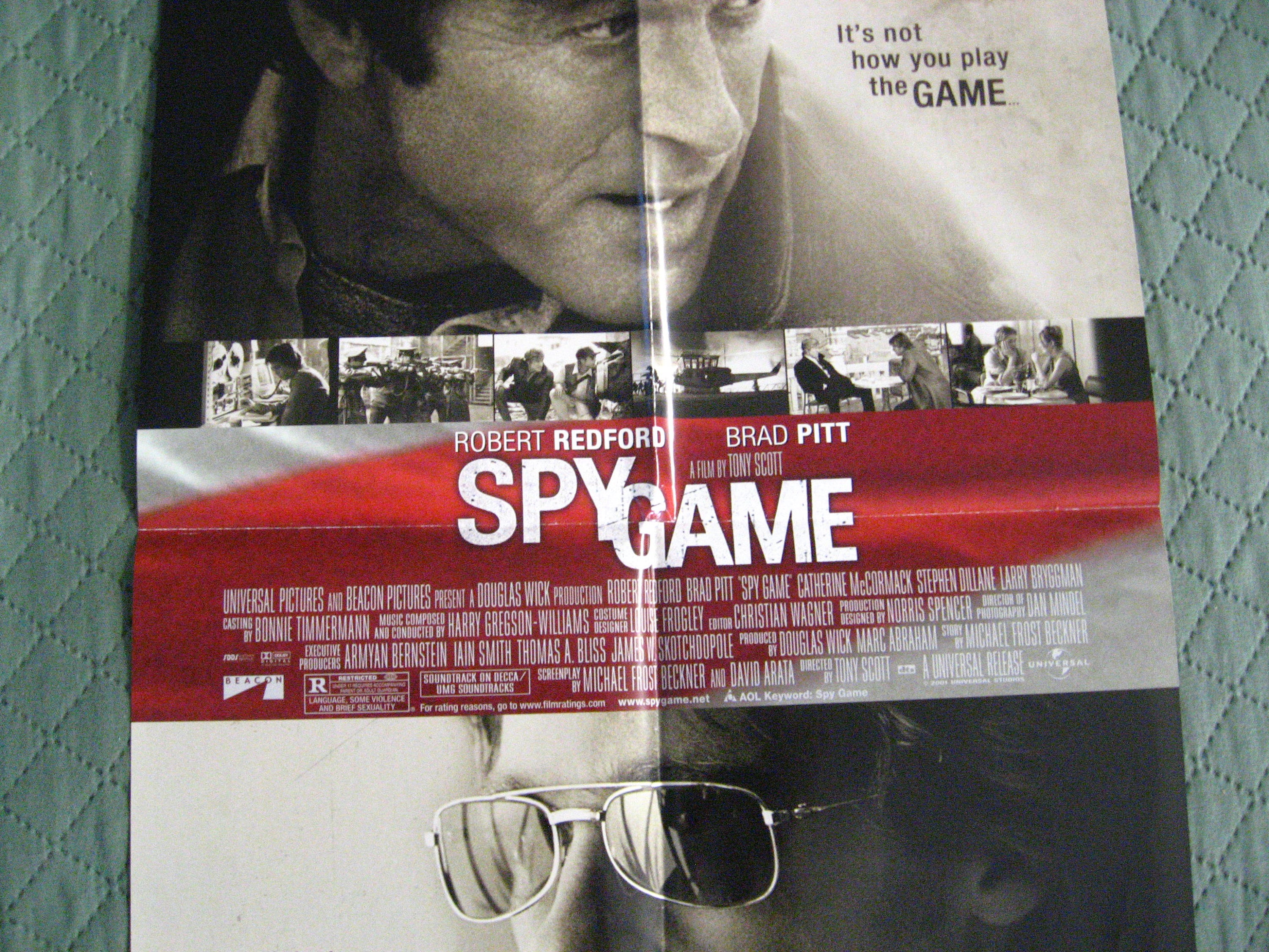 Spy Game 2001 Theater Movie Poster - Etsy