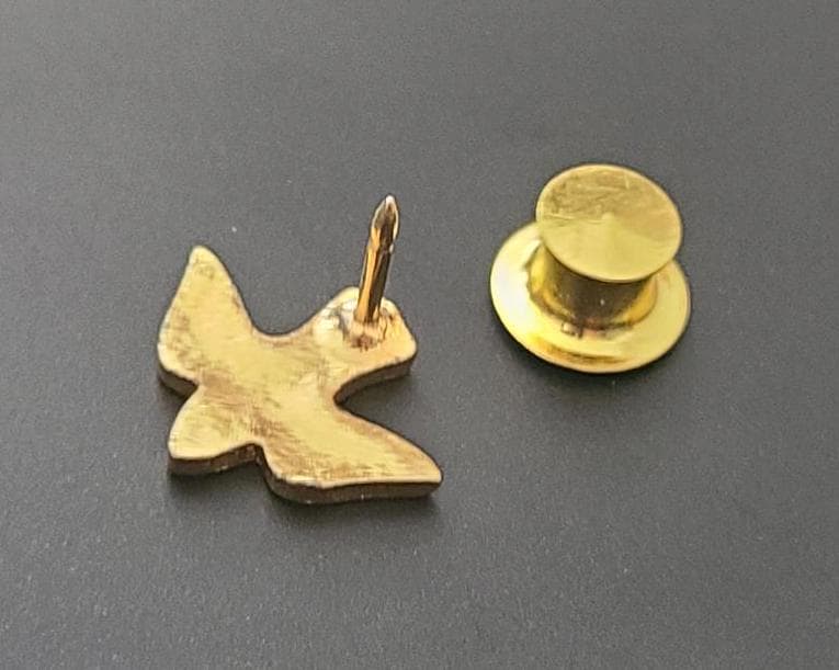 White Dove Holy Spirit Vintage Lapel Pin Tie Tack - Peace Love Hope ...