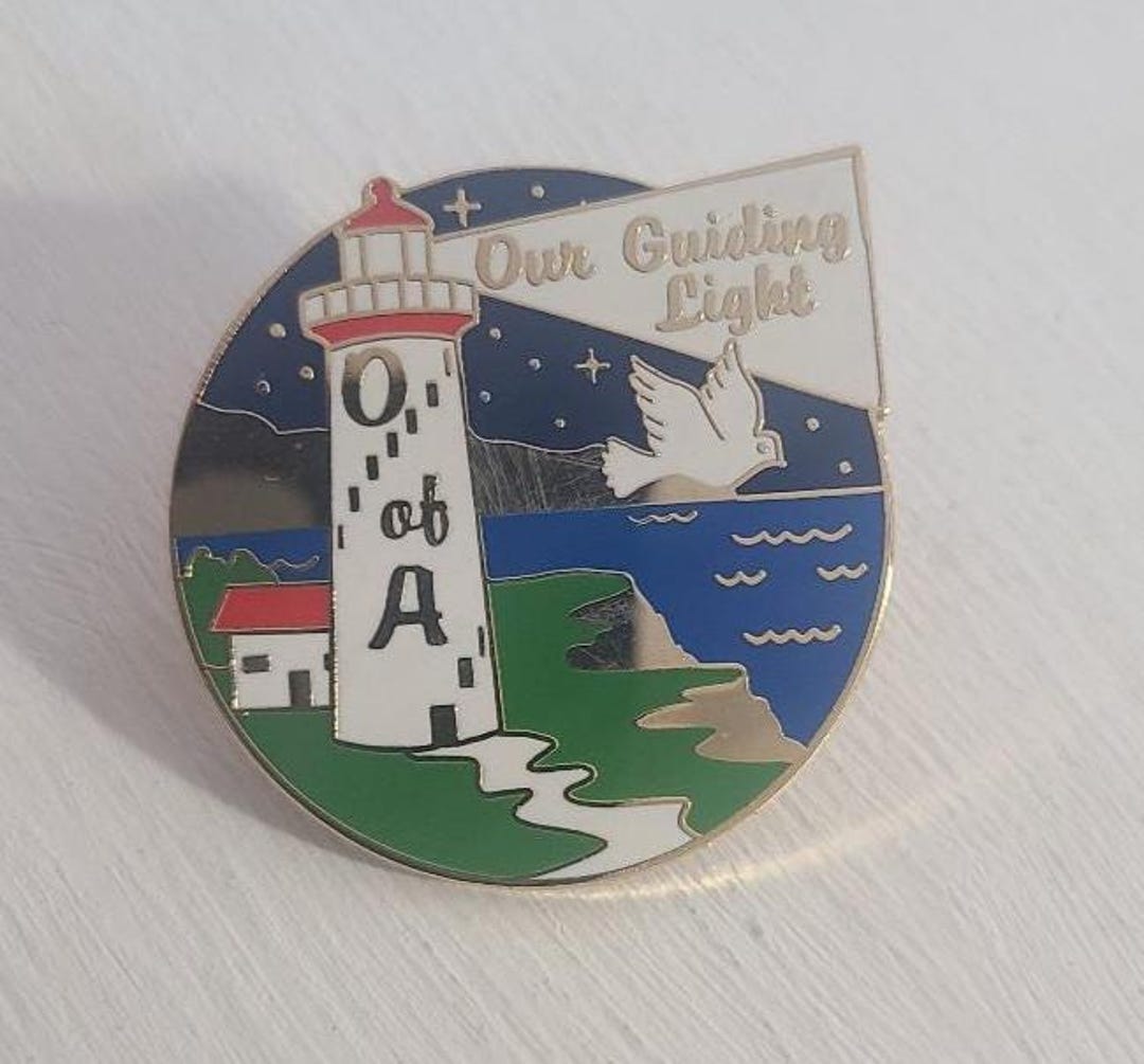 Order of the Amaranth Masonic Lodge Vintage Lapel Pin - Lighthouse ...