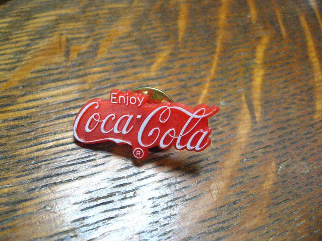 Enjoy Coca Cola Lapel Pin - Etsy