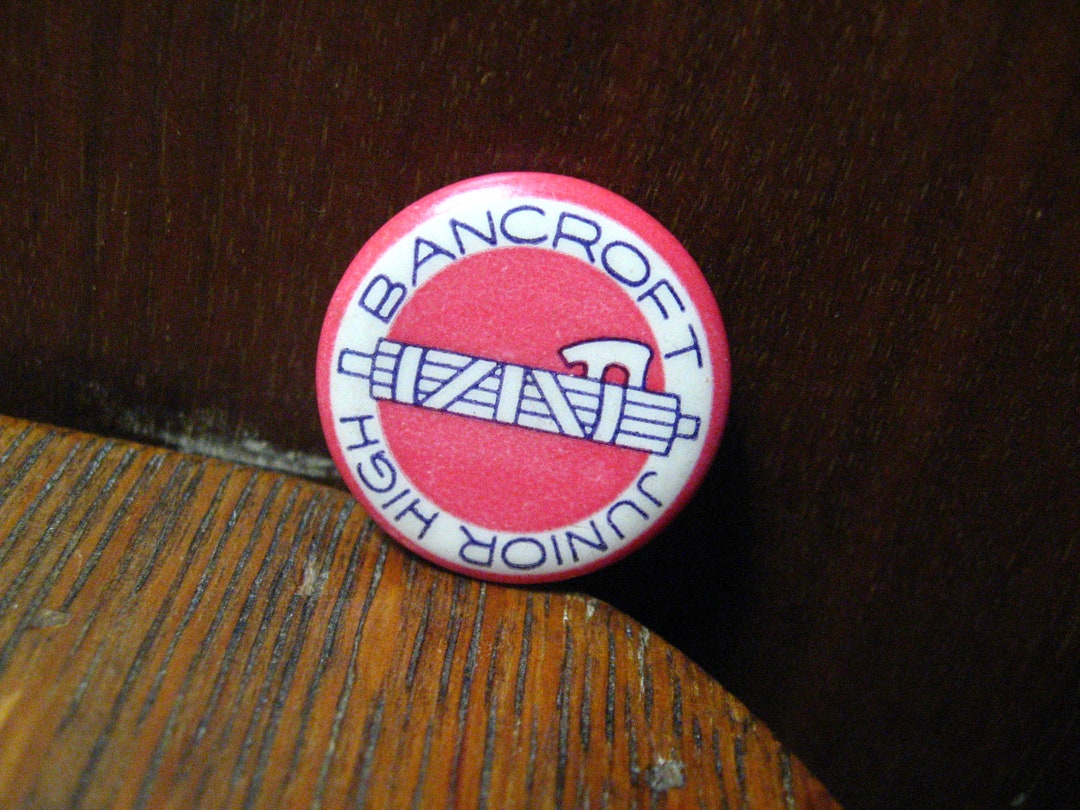 Bancroft Junior High School Antique Lapel Pin - Etsy