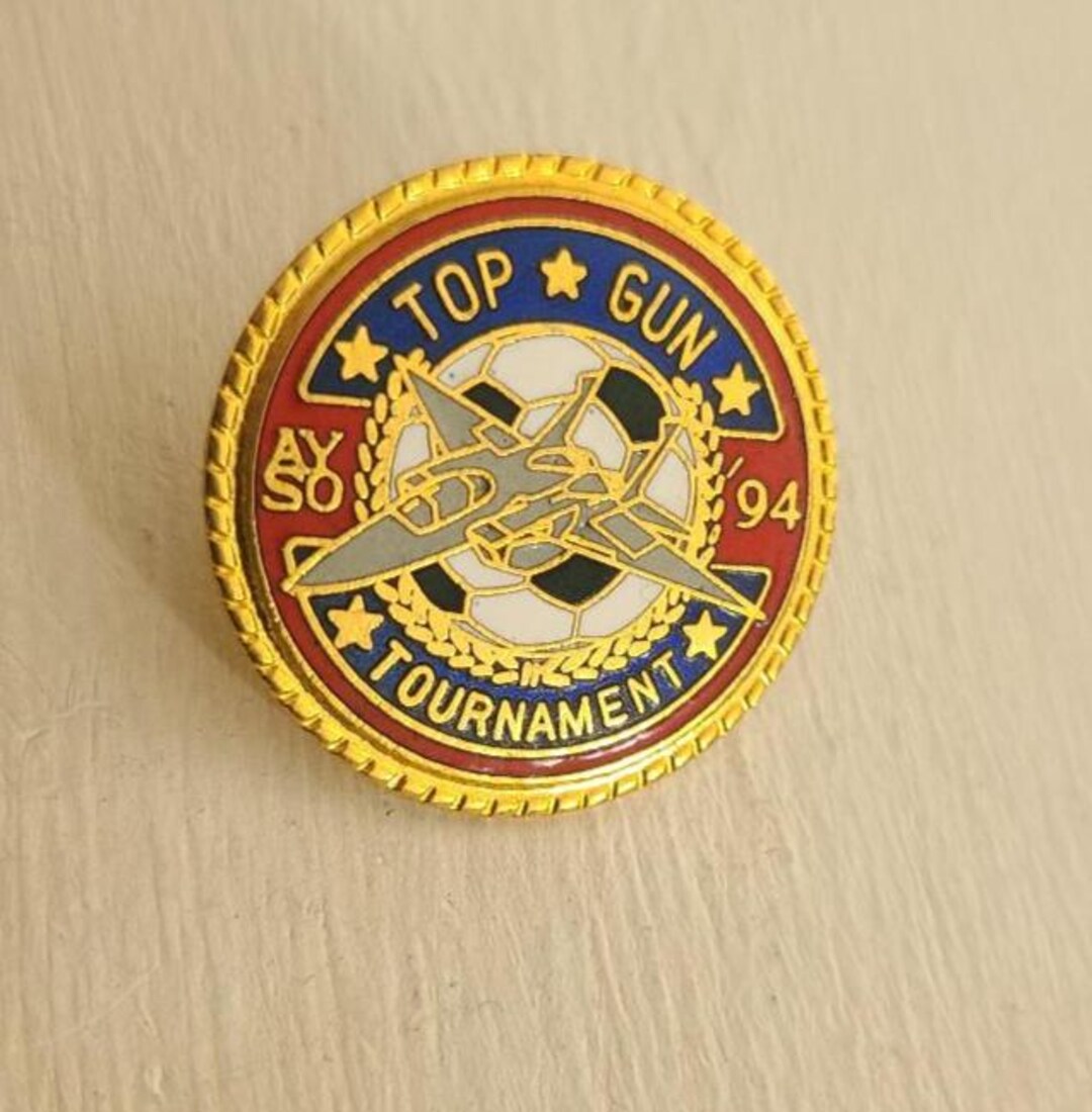 AYSO San Diego CA Top Gun Tournament 1994 Vintage Lapel Pin ...