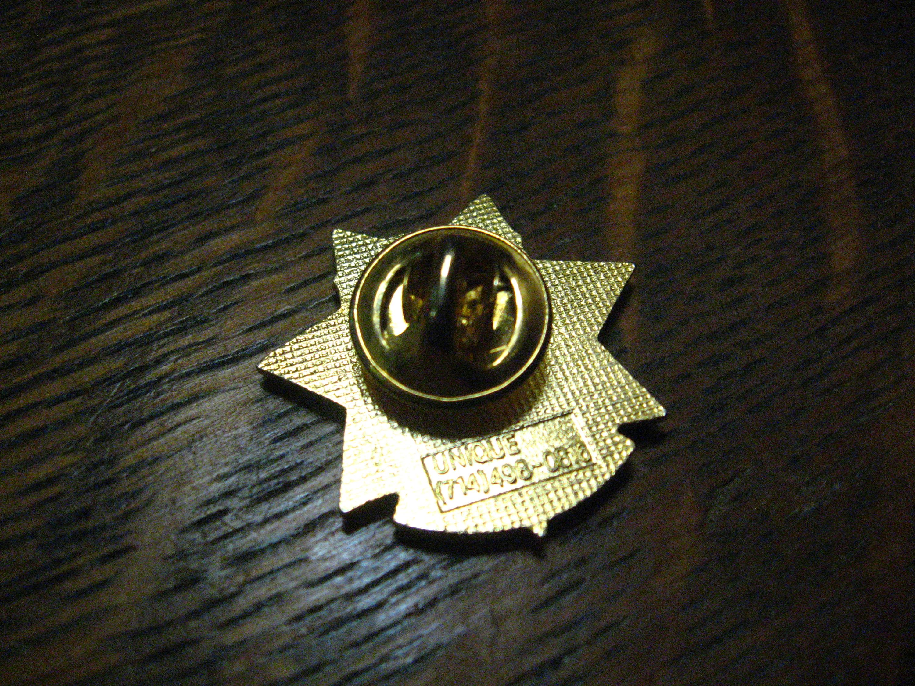 Floyd Tidwell Sheriff Vintage Mini Badge Lapel Pin - Etsy