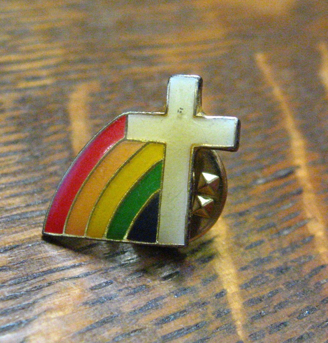 Gay Pride Christianity 1980's Vintage Lapel Pin - Etsy