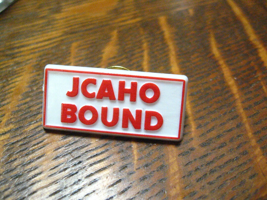 JCAHO Bound Vintage Lapel Pin - Etsy