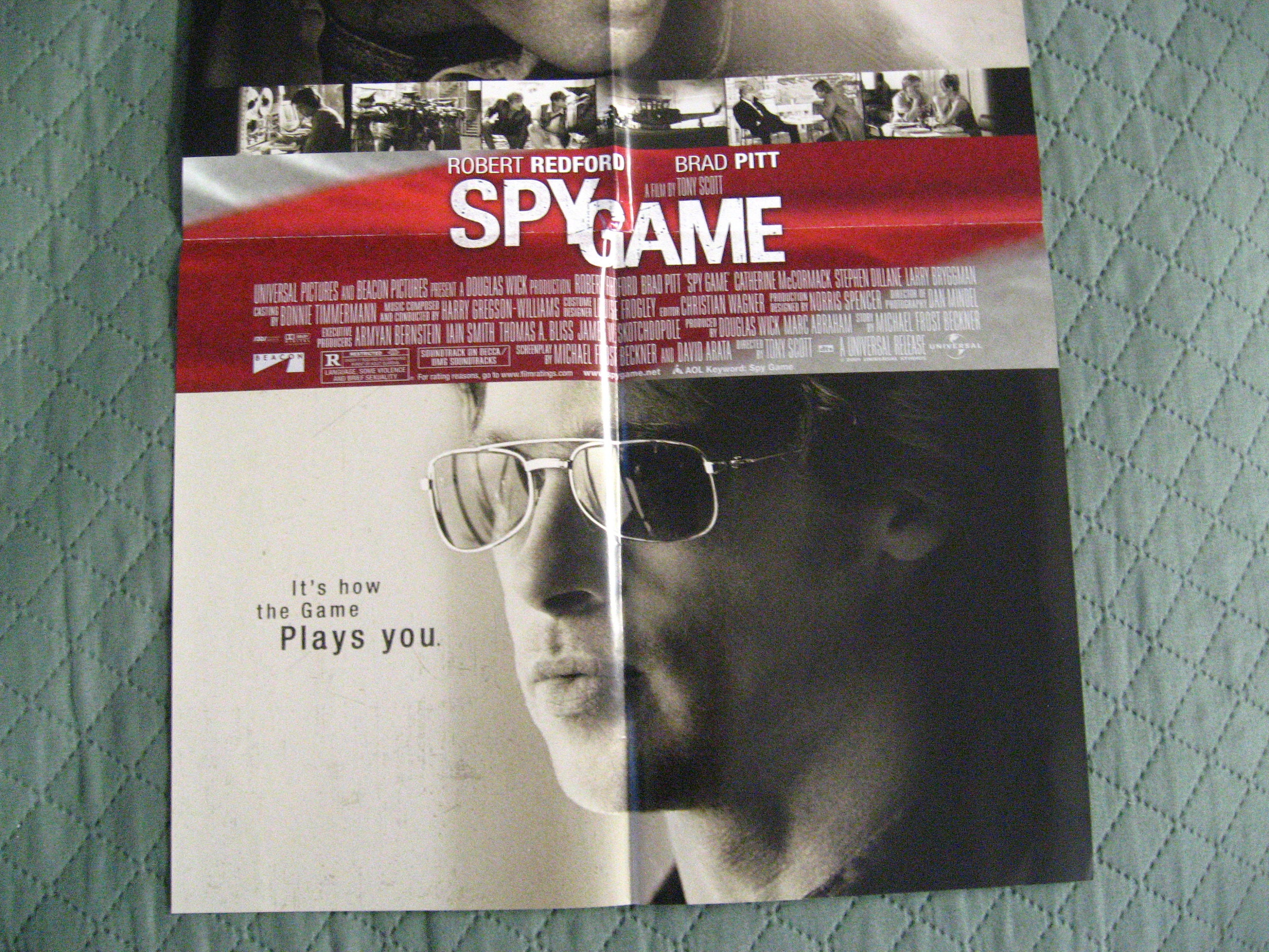 Spy Game 2001 Theater Movie Poster - Etsy