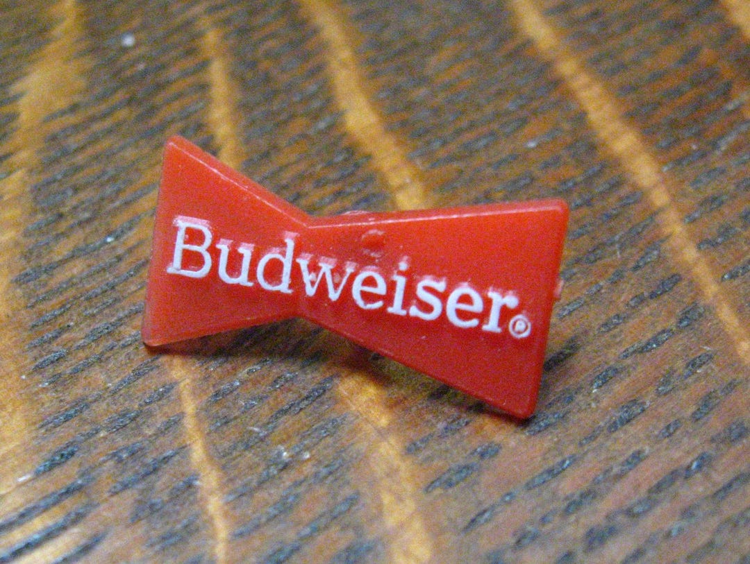 Budweiser Bowtie Logo Vintage Lapel Pin - Etsy