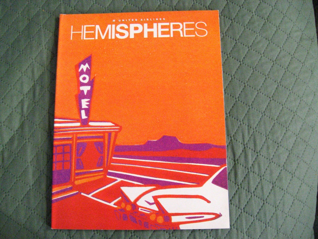 United Airlines Hemispheres Airplane Magazine November 2001 - Etsy
