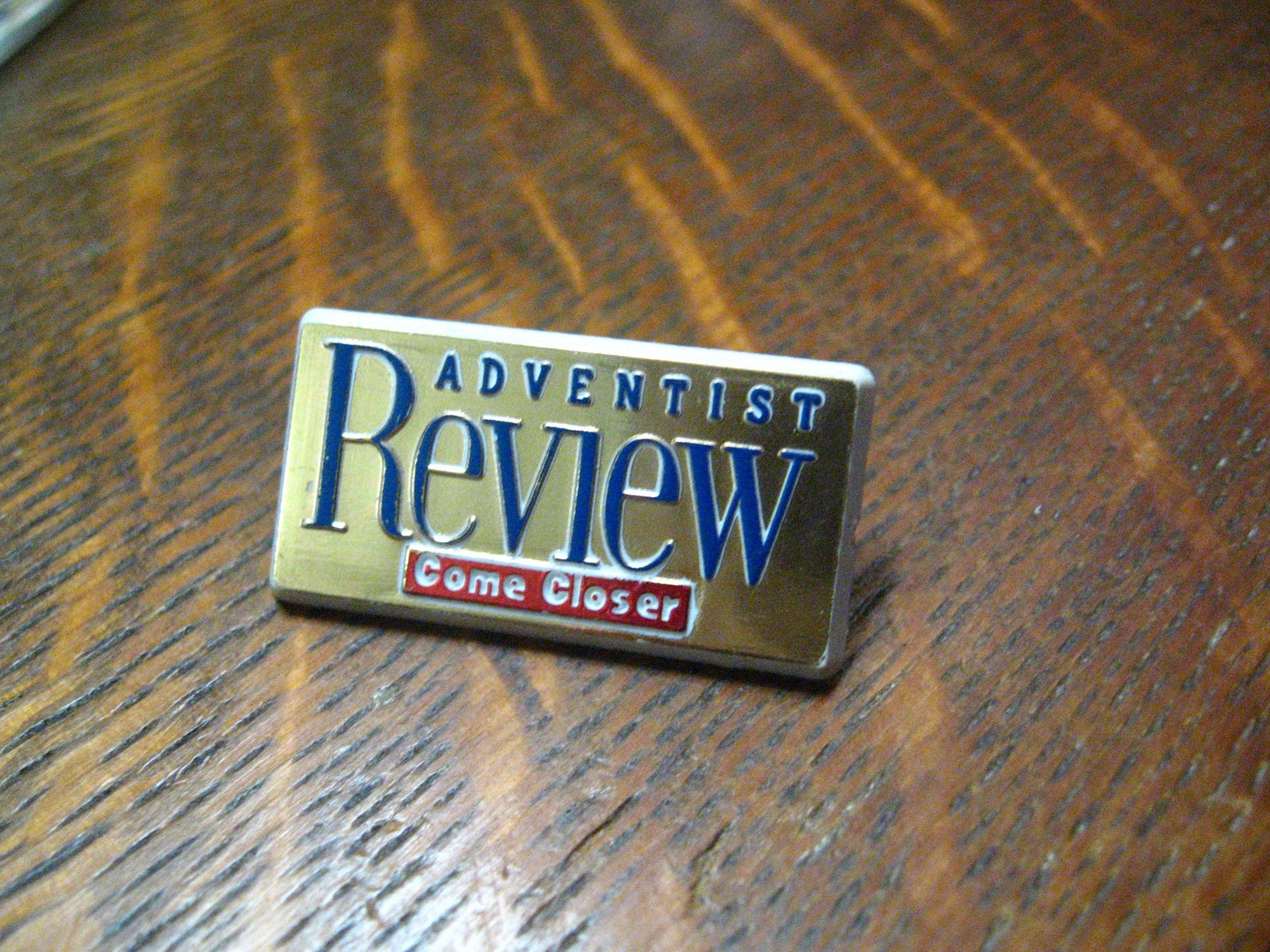Adventist Review Vintage Lapel Pin - Etsy