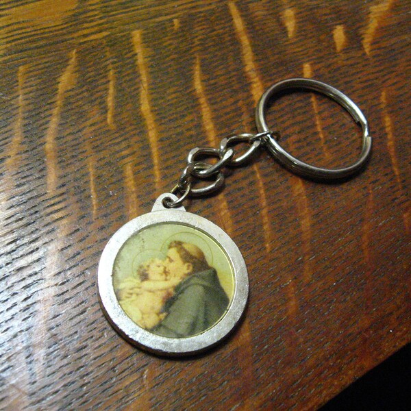 St Anthony Keychain - Etsy