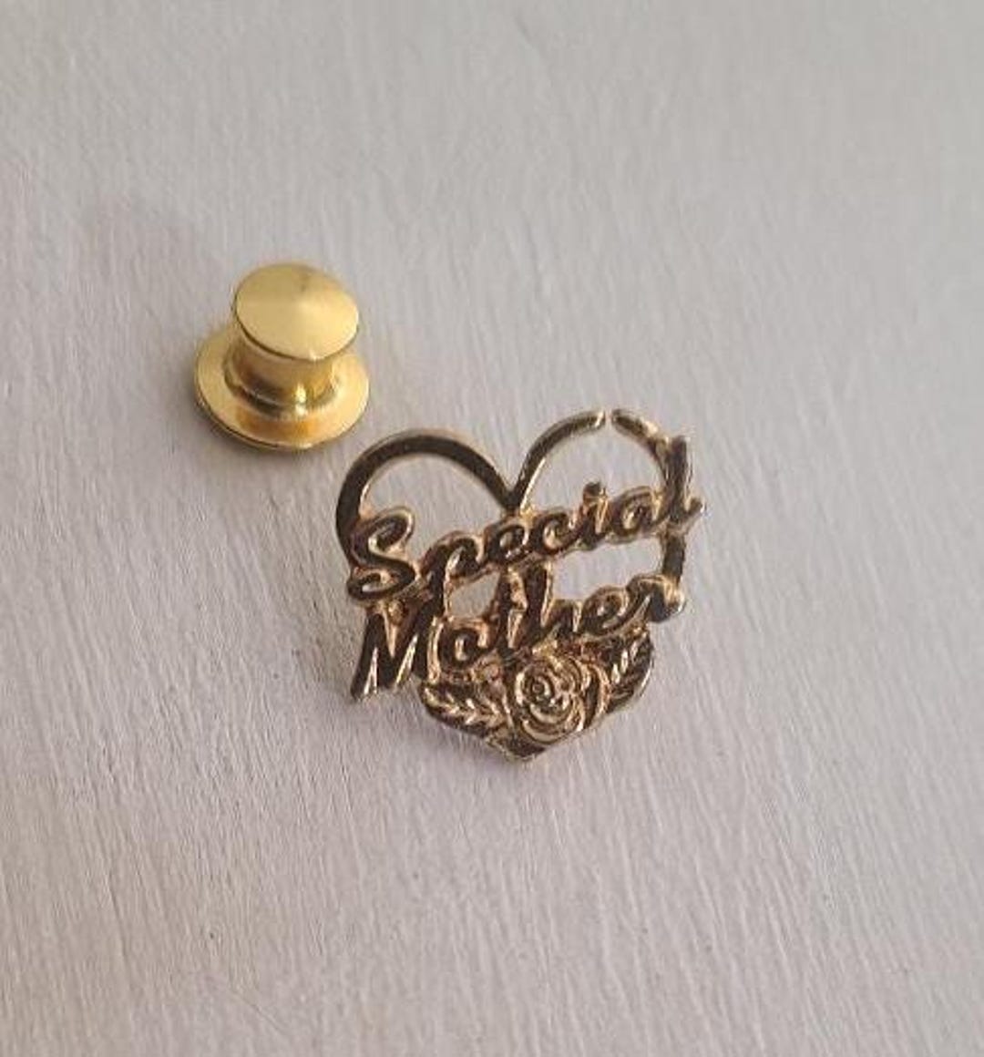 Special Mother Vintage Heart Mom Lapel Pin Brooch - Mother's Day ...