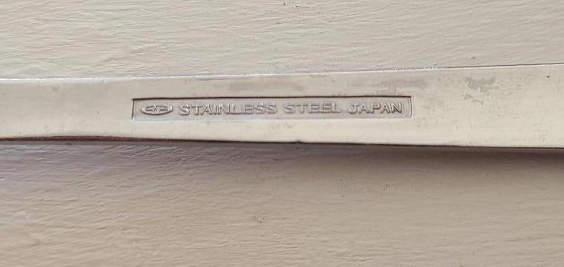 Pan Am American Airlines Vintage 1970's Salad Fork - PAA Logo Japan ...
