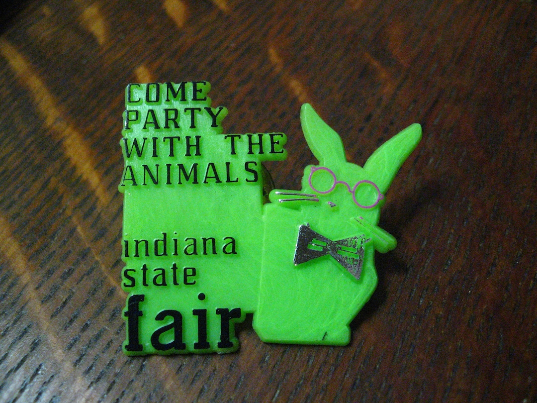 Indiana State Fair Vintage Lapel Pin - Etsy