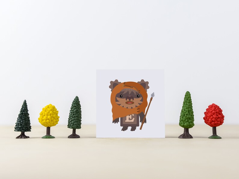 E is for Ewok | Star Wars Alphabet ABC Blocks, Star Wars Nursery Wall ...