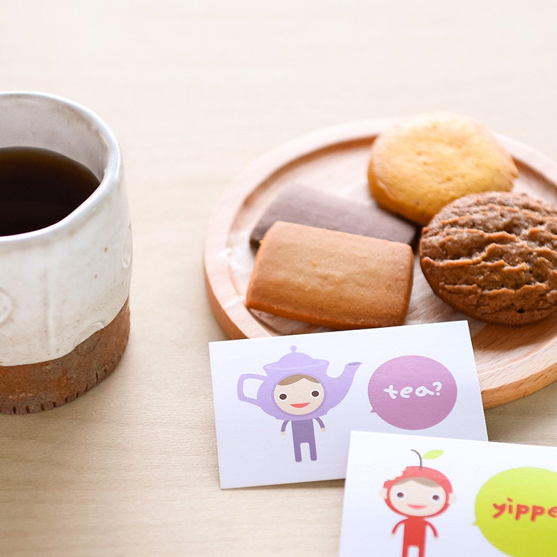 Smile Mini Hello Card Set of 9 - Love Card, Gift Tag, Thank You Card ...
