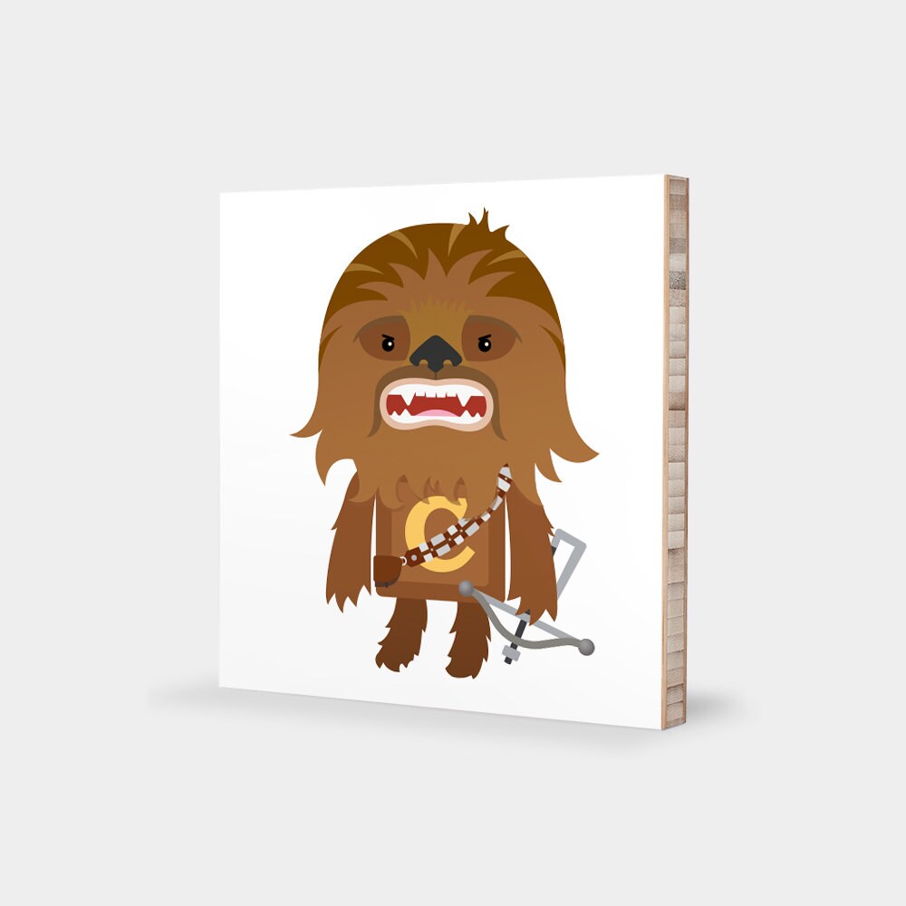 C is for Chewbacca Chewie Star Wars Alphabet ABC Blocks, Star Wars ...