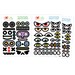 Monster & Robot Eyes Sticker Set of 3 : Cupcake Toppers Party Favor ...
