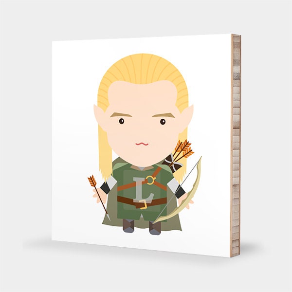 Lord of the Rings Legolas Elf Alphabet Art Kids Gift - Etsy