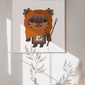 E is for Ewok Star Wars Alphabet ABC Blocks Star Wars - Etsy