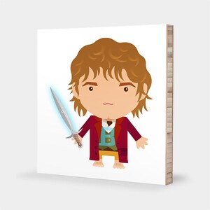 Lord of the Rings | Hobbit, Bilbo, Frodo - Alphabet Art, Kids Gift ...