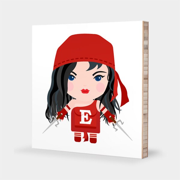 E for Elektra : ABC Block Bamboo Wall Art Series // Alphabet Kids Wall ...
