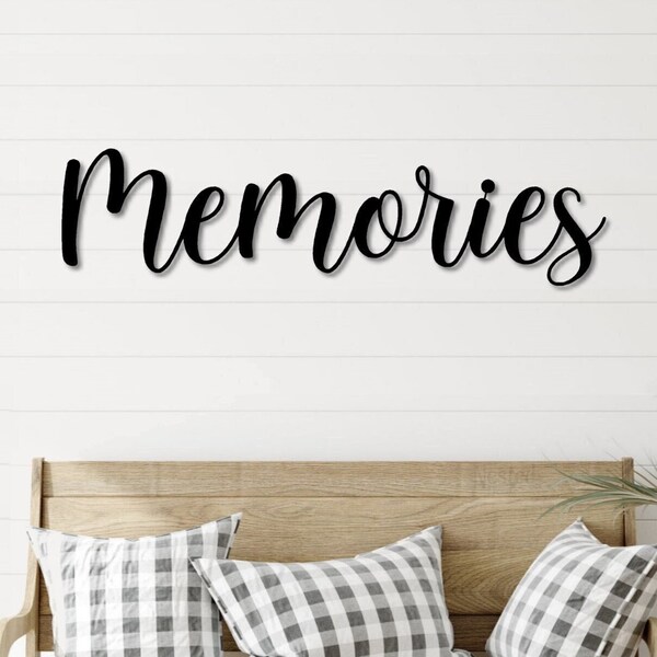 Memories Word Art - Etsy