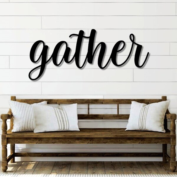 Gather Sign - Etsy