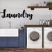 Laundry Metal Word Art Autumn Script Word Art Indoor Outdoor Laundry ...