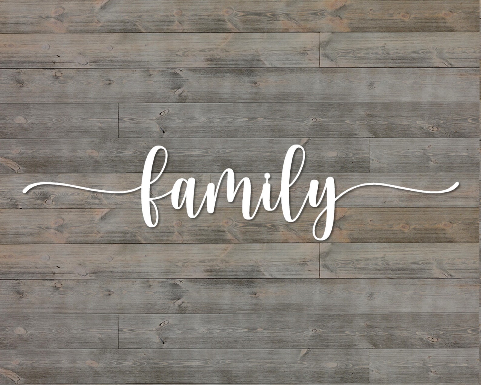 Family Metal Word Art Honey Script Word Art Indoor Outdoor | Etsy