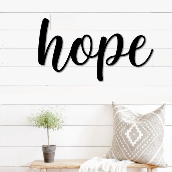 Hope Metal Sign - Etsy