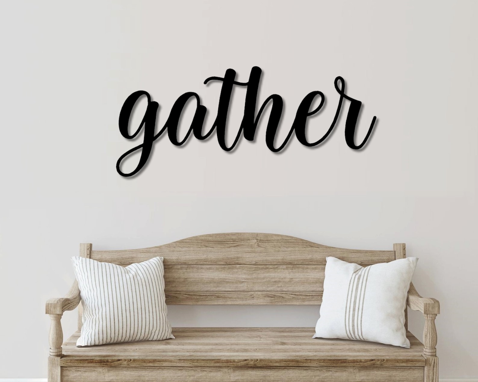Gather Metal Word Art Kembara Script Word Art Indoor - Etsy