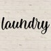 Laundry Metal Word Art Kembara Script Word Art Indoor Outdoor Laundry ...